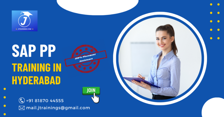 SAP PP Training in Hyderabad with 100% placements | Best Fee